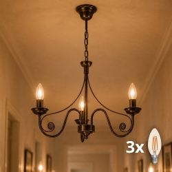 Rustikálne lustre do kuchyne a ďalších miestností | Svet svietidiel