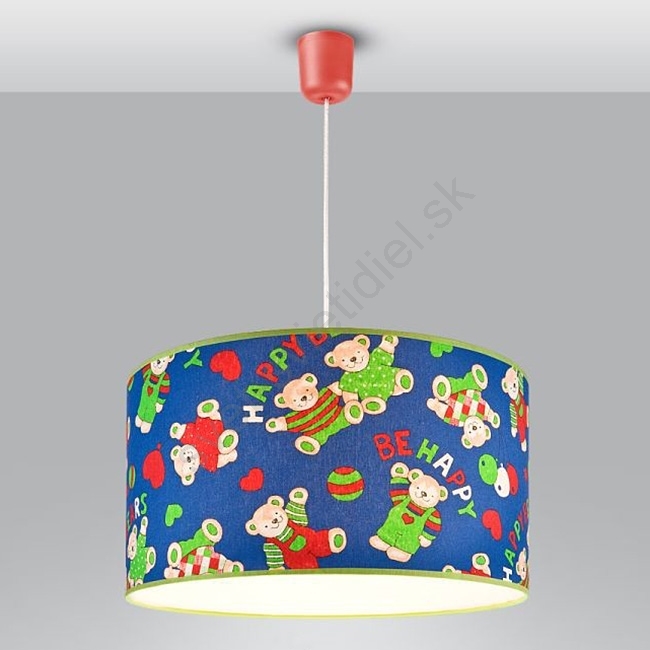 Detský luster na lanku 1xE27/60W/230V | Svet svietidiel