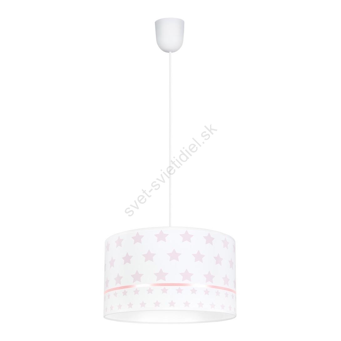 Detský luster PIKKI 1xE27/60W/230V ružová | Svet svietidiel