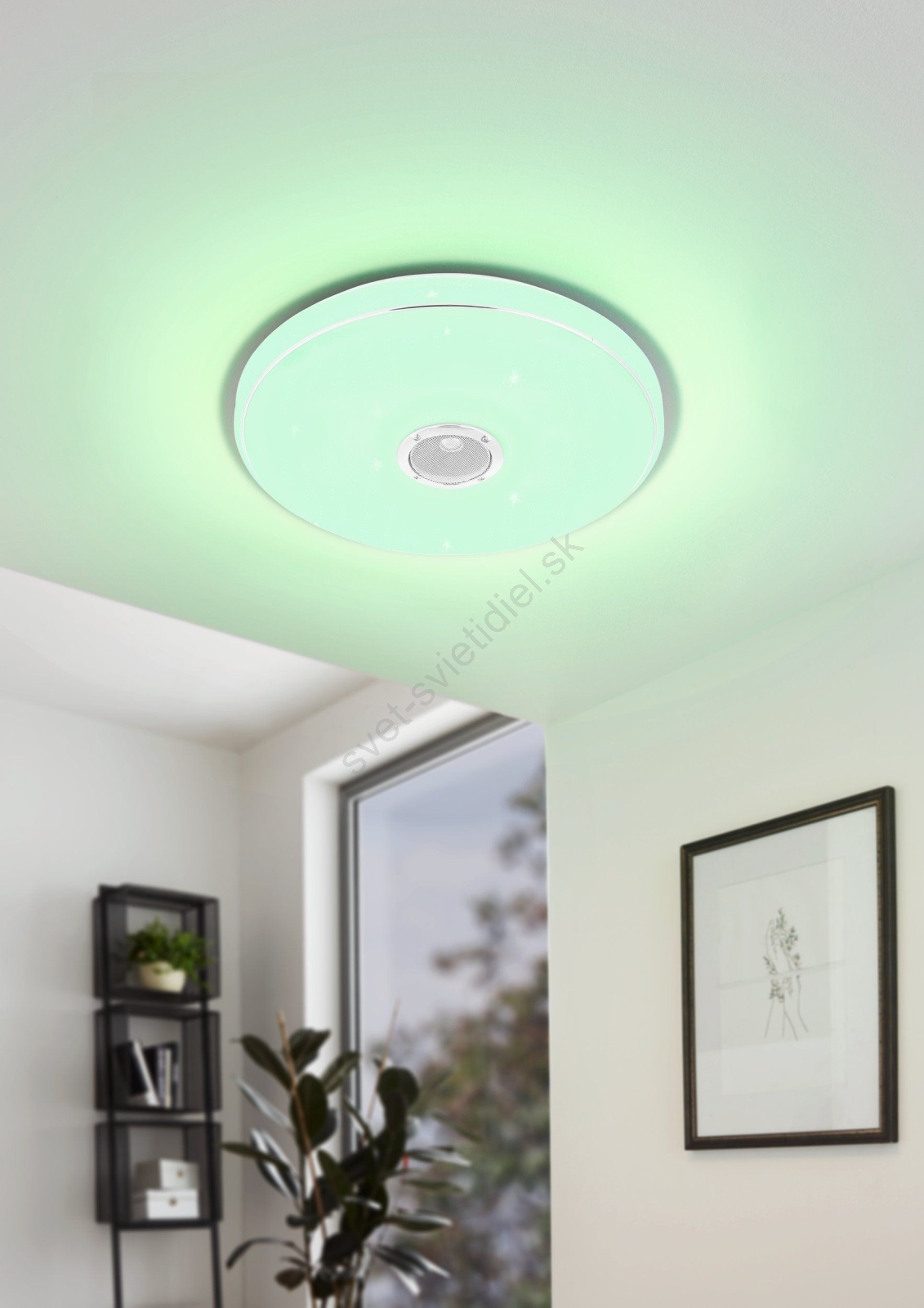 Eglo 33703-LED RGB Stm. kúpeľ. stropné sviet. s repro. MILAZZO LED/19W ...