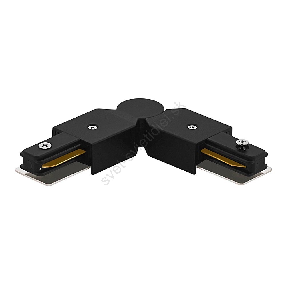 Eglo 99747 - Rohový konektor pre lištový systém čierna | Svet svietidiel