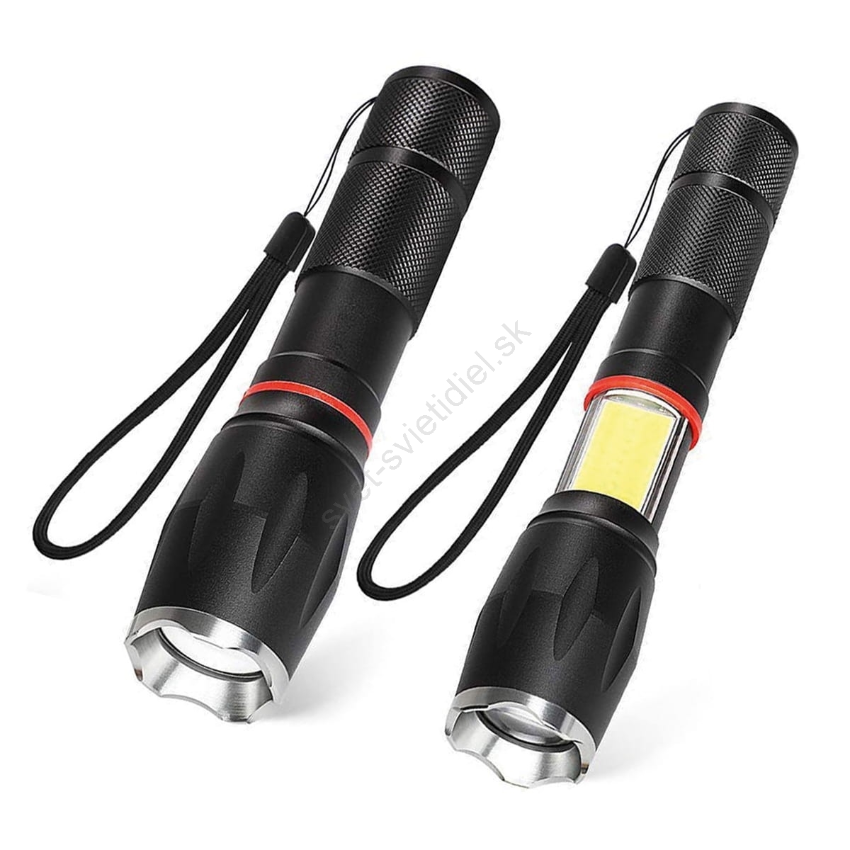 LED Baterka 2xT6/10W/3xAAA + LED/3W | Svet svietidiel