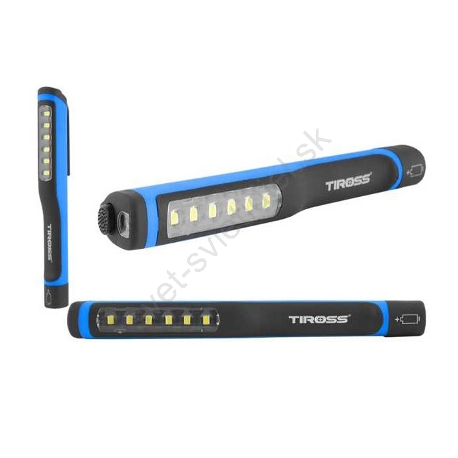 LED Baterka TIROSS 6x+1x LED/1,5V/3xAAA | Svet svietidiel