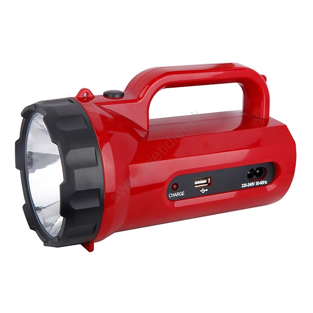 Solight WN23 - LED nabíjacia baterka LED/5W/4V/230V červená | Svet ...
