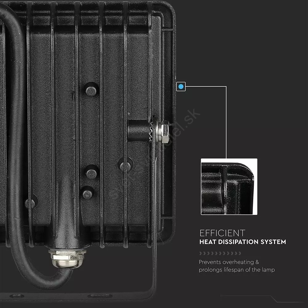 LED Reflektor LED/20W/230V IP65 modré svetlo | Svet svietidiel