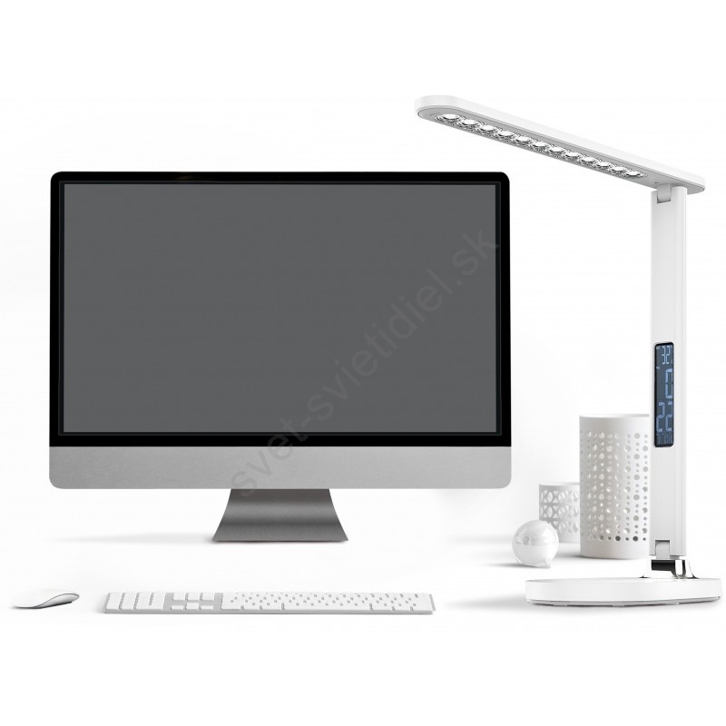 LED Stolná lampa s displejom LED/9W/230V | Svet svietidiel