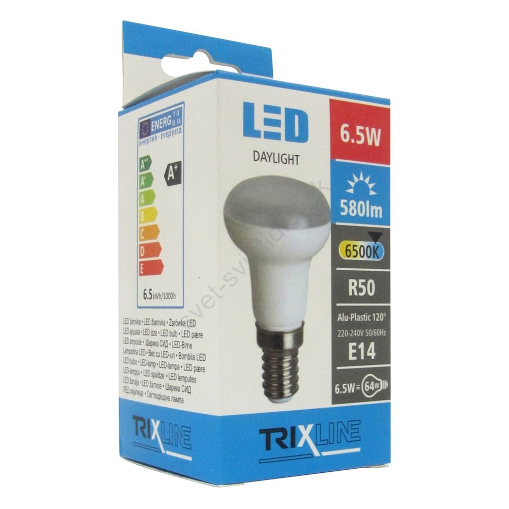 LED Žiarovka E14/6,5W/230V 6500K | Svet svietidiel