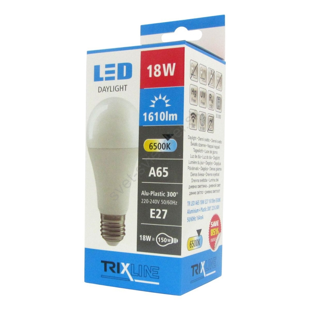 LED Žiarovka E27/18W/230V 6500K | Svet svietidiel