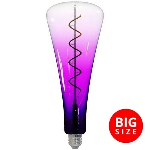 LED Žiarovka FILAMENT SHAPE T110 E27/5W/230V 1800K fialová | Svet ...