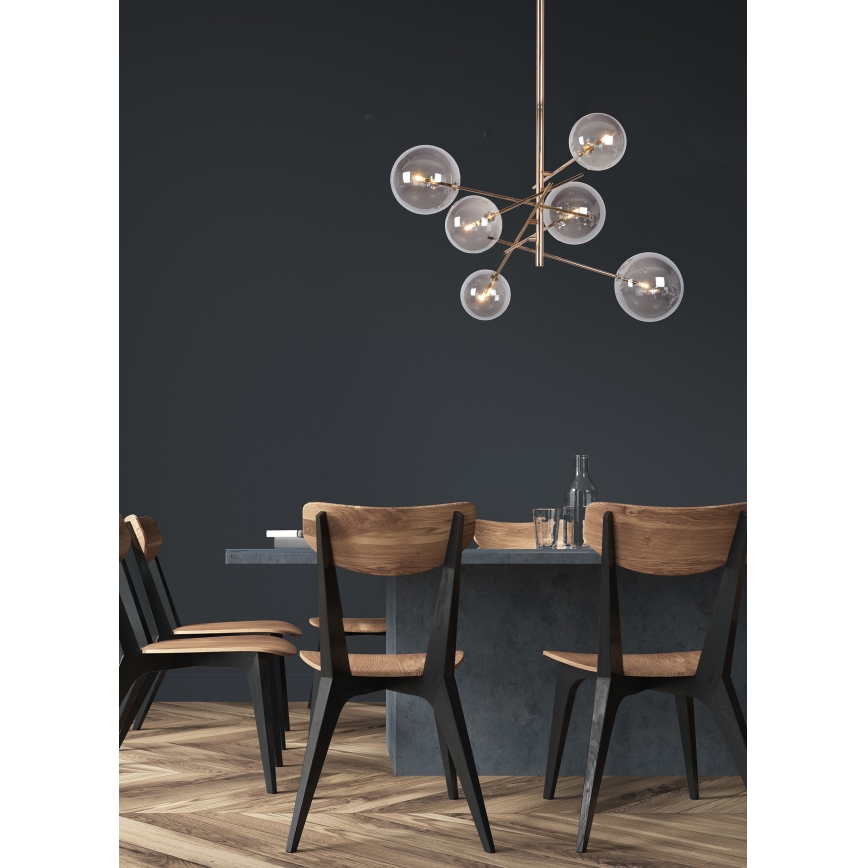 Lucide 46412/06/10 - LED Luster na tyči ALARA 6xG4/1,5W/230V | Svet ...