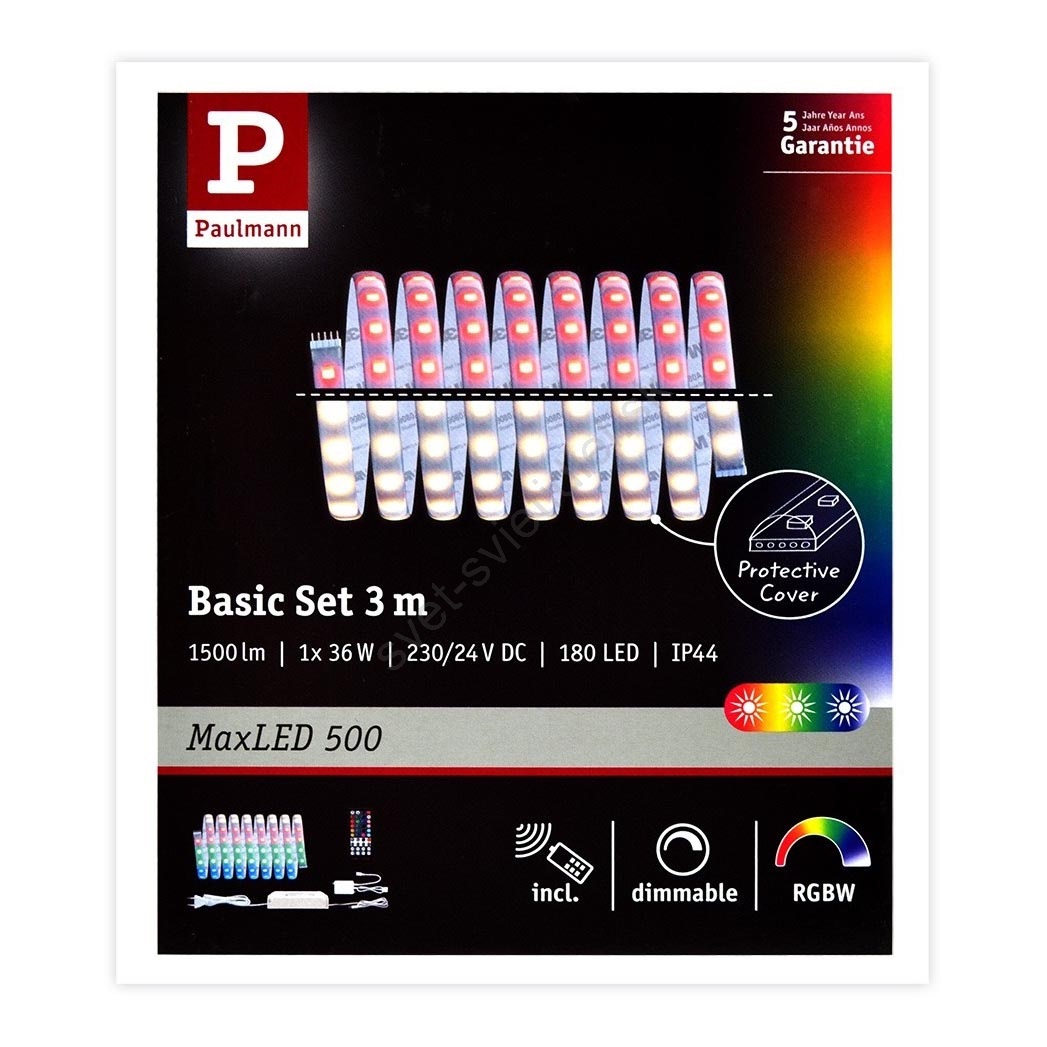 Paulmann 70628 - LED RGB/36W IP44 Stmievateľný pásik MAXLED 3m 230V ...