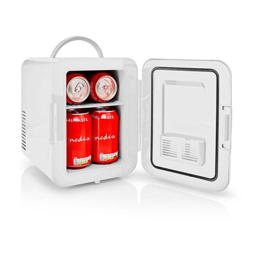 Nedis KAFR120CWT - Prenosná mini chladnička 50W/230V biela | Svet ...