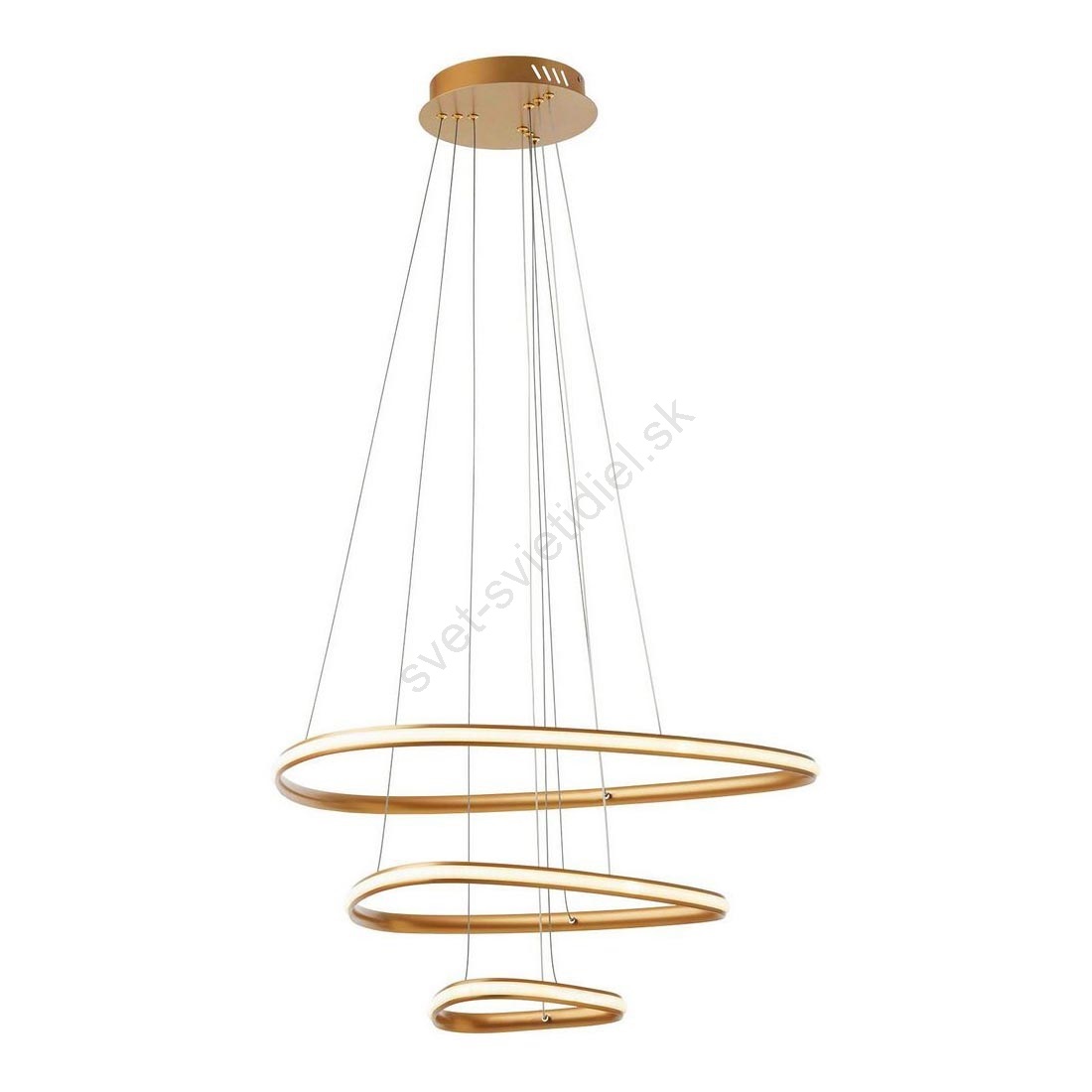 Redo 01-2457 - LED Luster na lanku TRIAD LED/60W/230V 4000K bronzová | Svet svietidiel