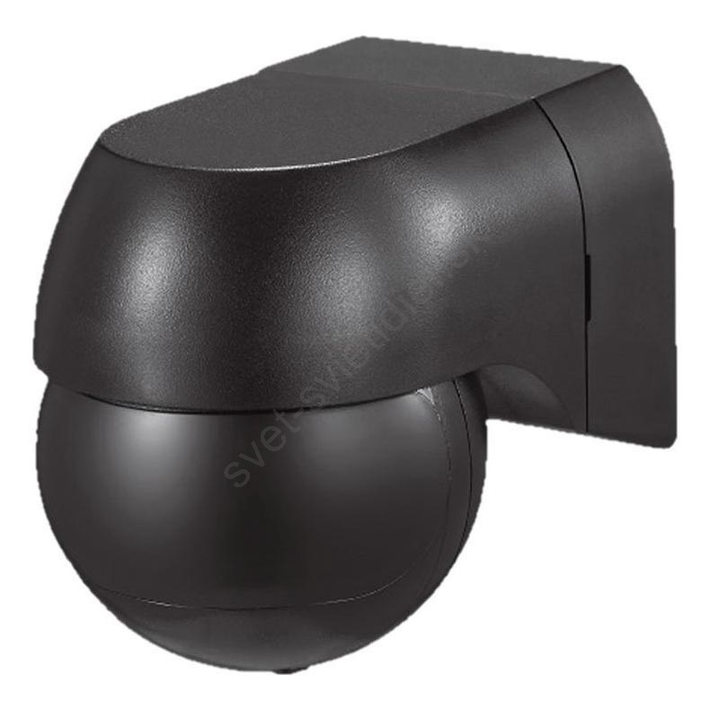 Senzor pohybu PIR 180° 400W/230V IP44 čierna | Svet svietidiel