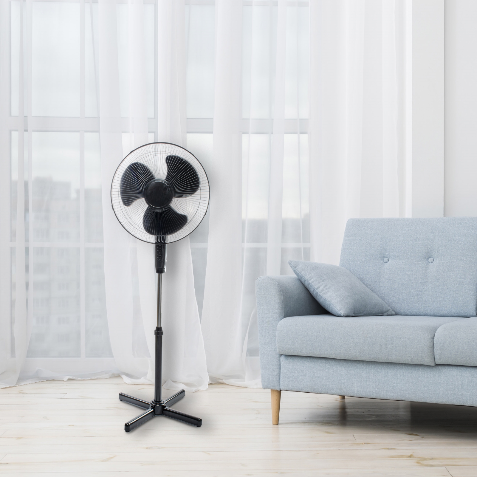 Stojanový ventilátor STANDING 128 cm 40W | Svet svietidiel