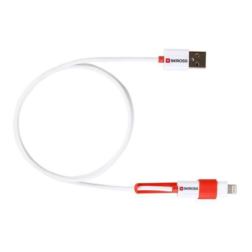 Solight DC20A - USB kábel 2in1 micro USB/Apple Lightning | Svet svietidiel